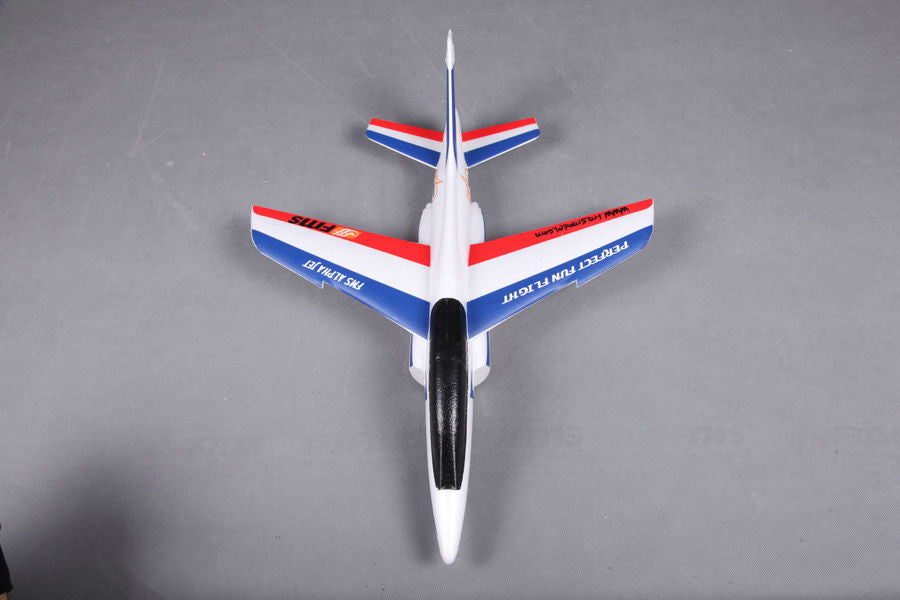 Free Flight Alpha Glider Kit Plane Red & Blue 600mm