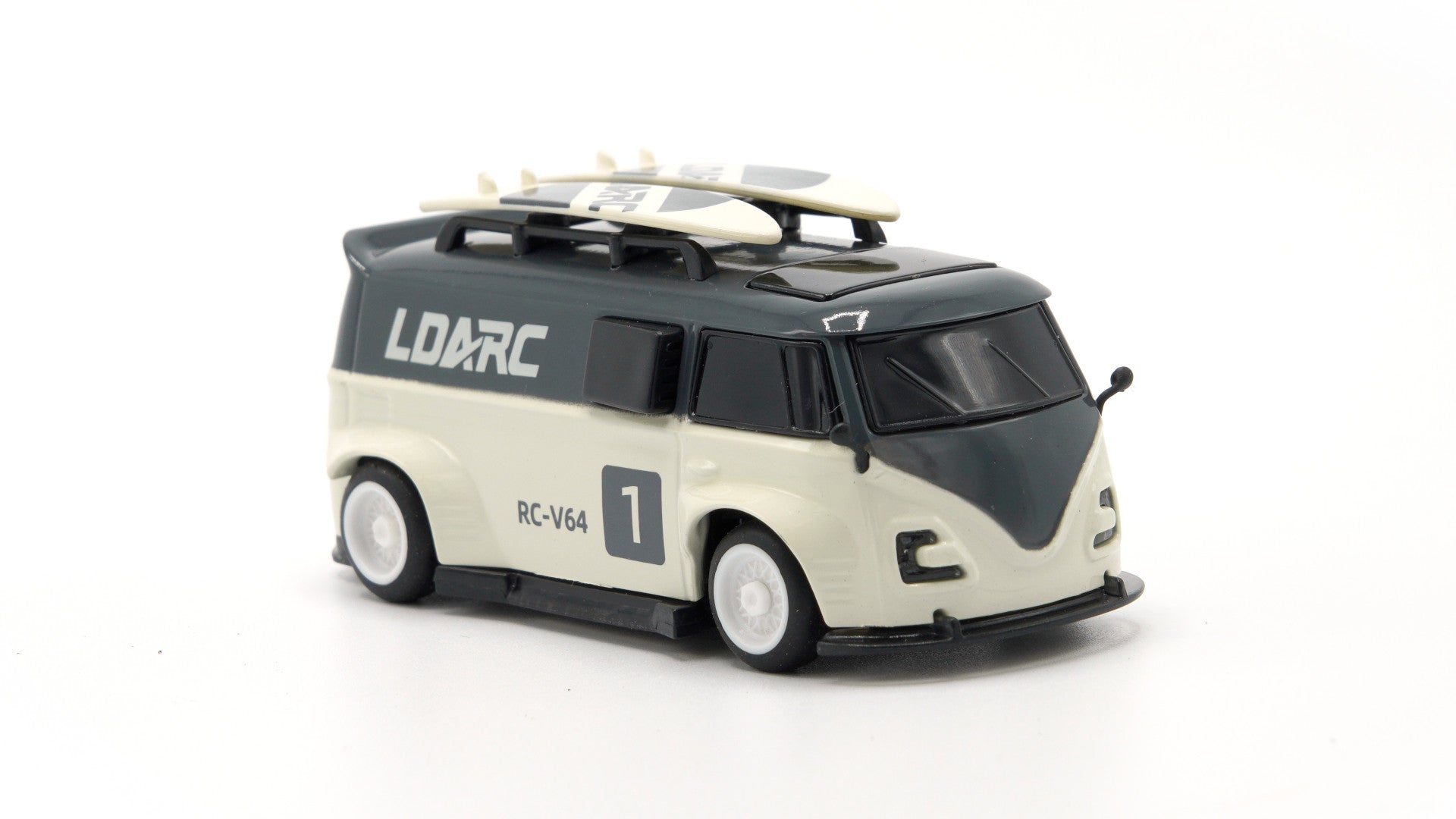 LDARC 1/64 V64 Mini Race Van - Gray