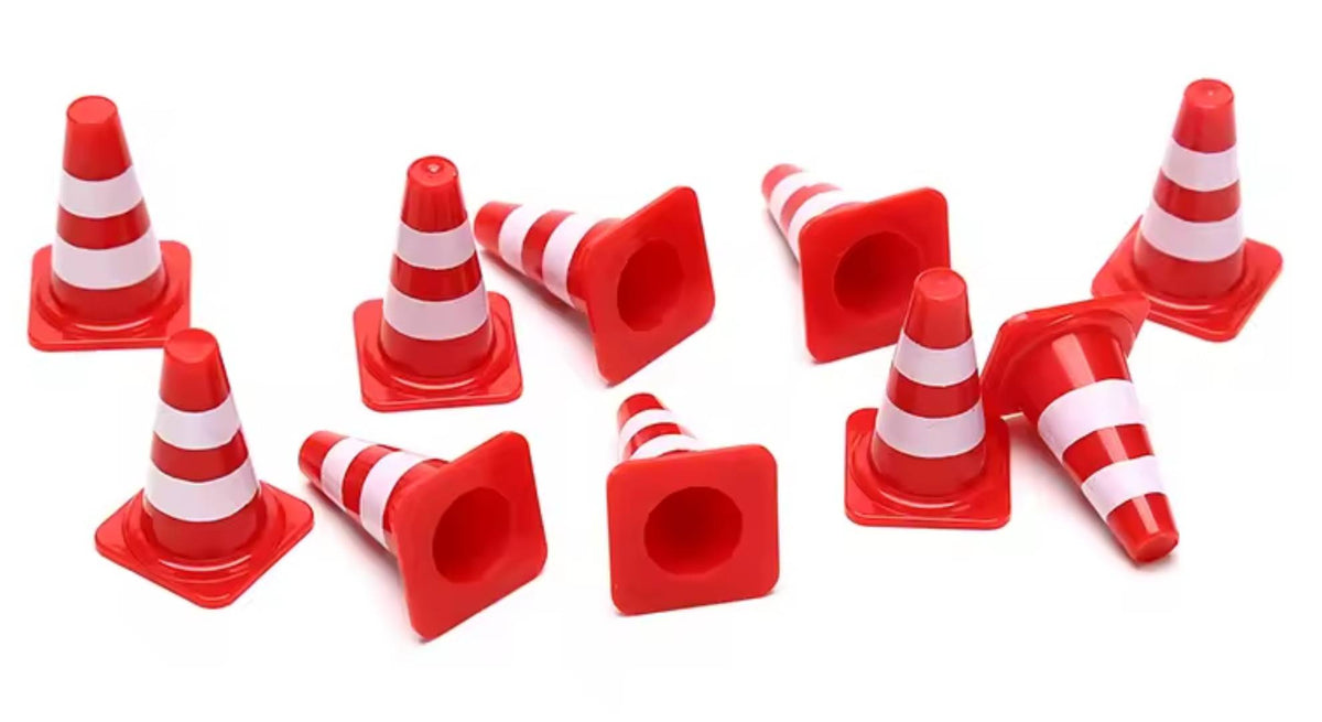 RCG Racing Micro Drift Traffic Cones 2.5cm x 1.5cm (50pcs)
