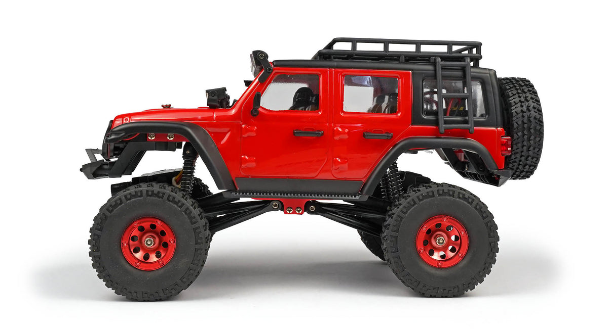 RCG Racing RC 1/24 Mini Rock Crawler - Red