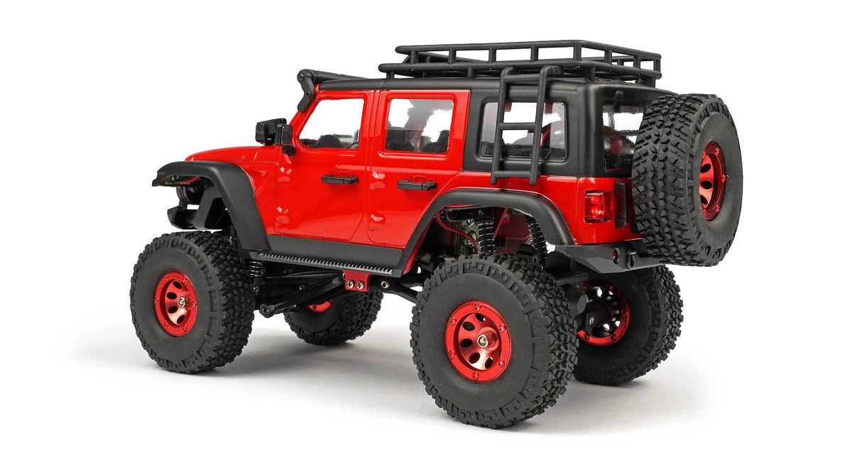 RCG Racing RC 1/24 Mini Rock Crawler - Red