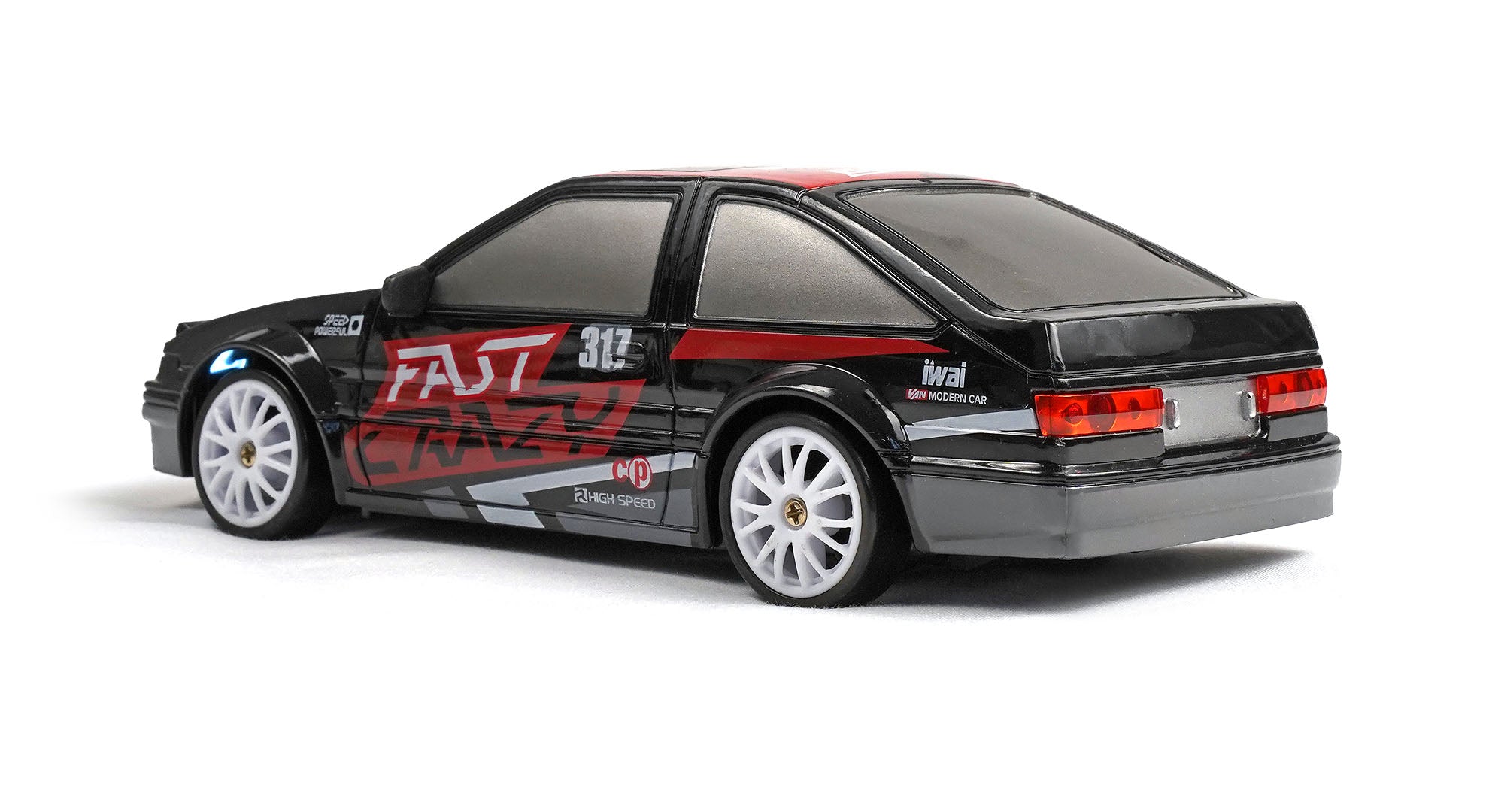 RCG Racing Retro AE86 1/24 Mini Drift Car - Black