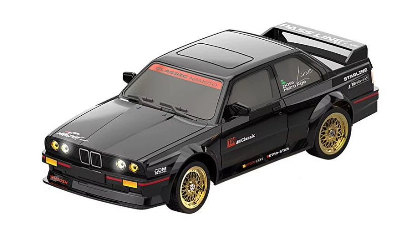 RCG Racing Retro EVO30 1/16 Mini Drift Car Pro - Black