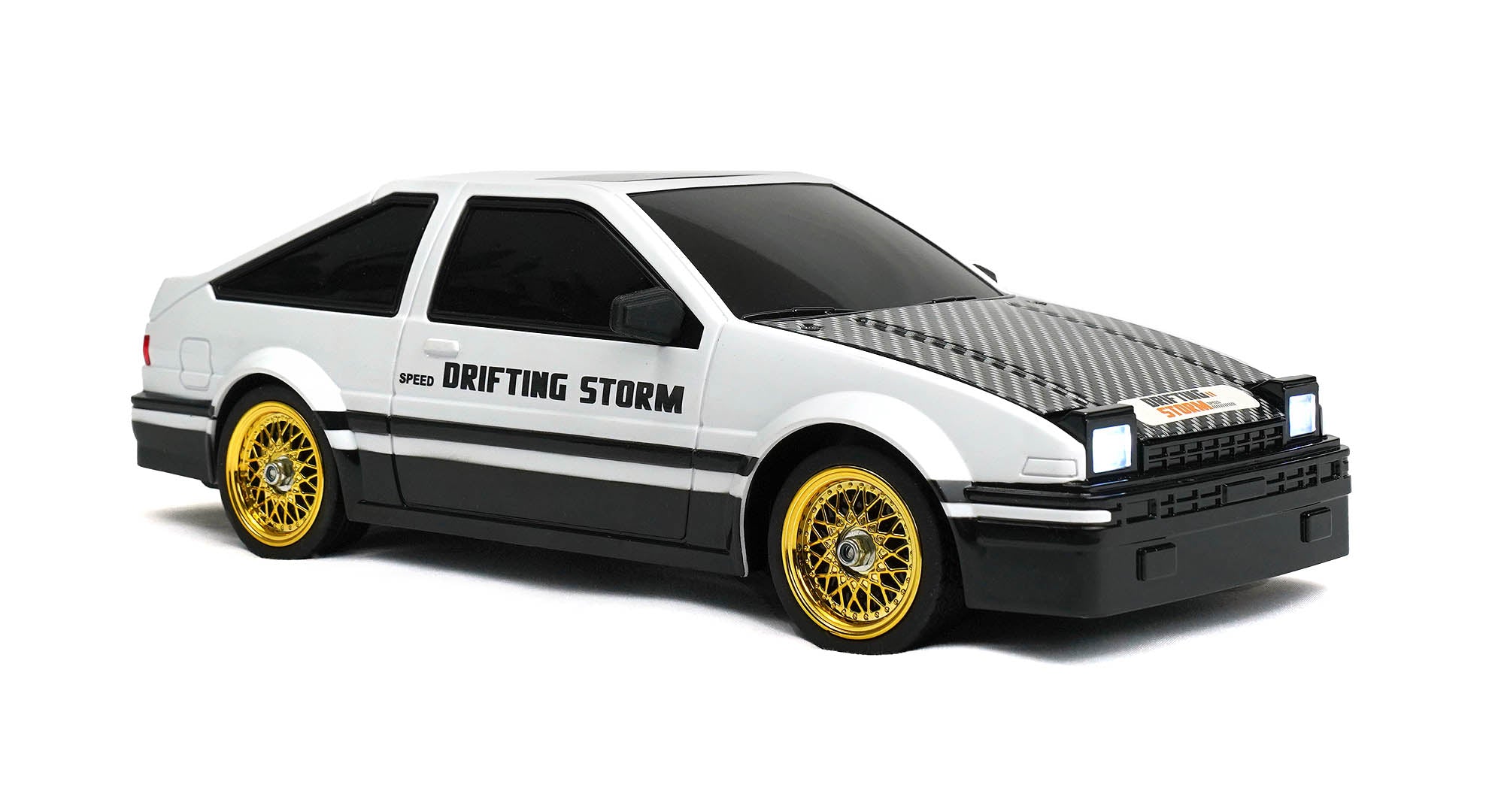 RCG Racing Retro 86 1/16 Mini Drift Car - White