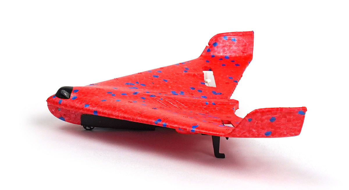 RCG Racing ZY-325 Stealth Mini Flying-Wing Plane - Red